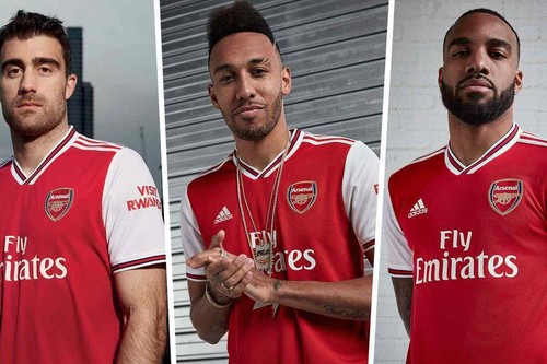 MEN'S ADIDAS FC ARSENAL 2019/2020 HOME SOCCER FOOTBALL SHIRT JERSEY RED ...