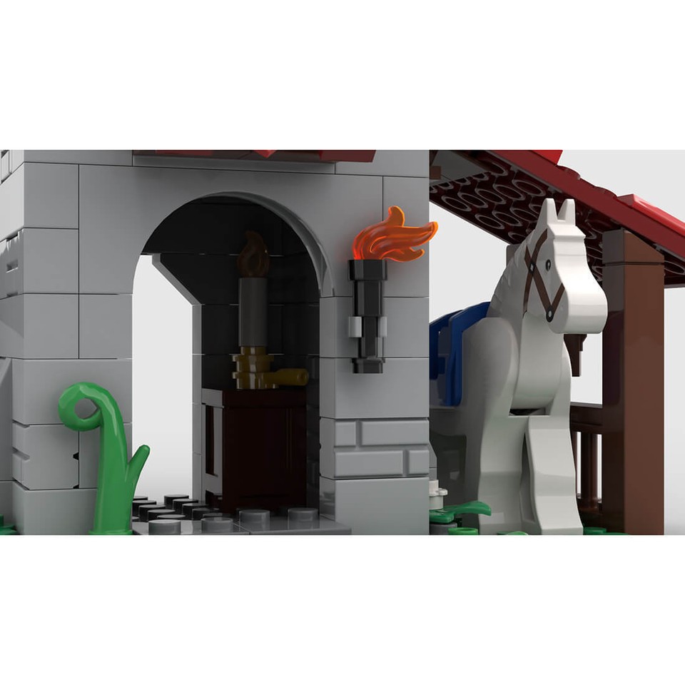 ZITIANYOUBUILD Medieval Theme Design Style Modular Watchtower 369 ...