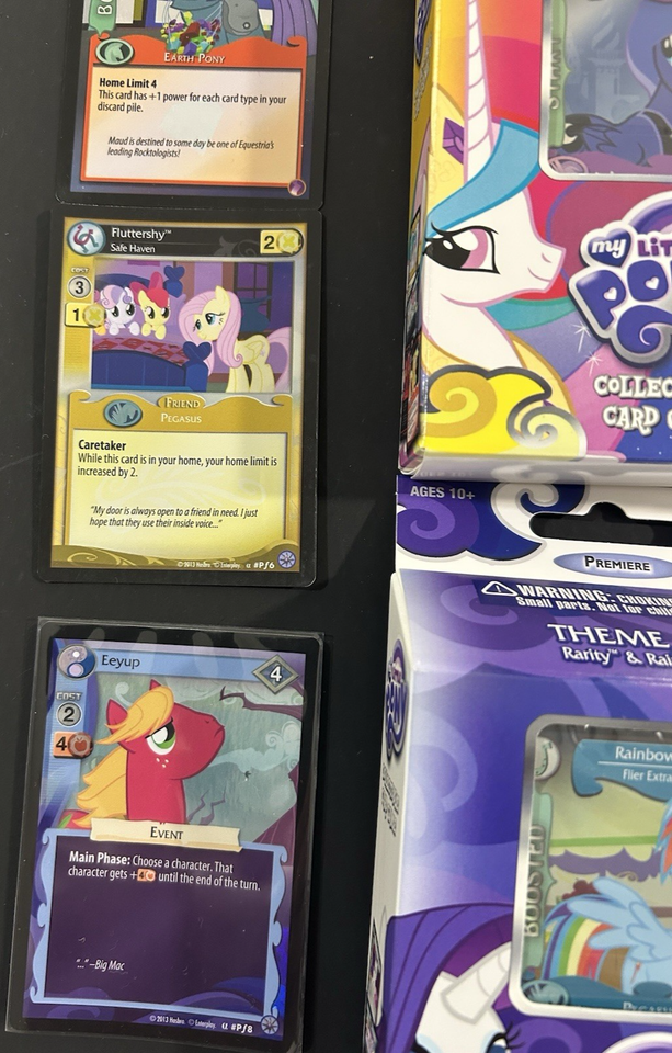 My Little Pony CCG Lot: 4 Different Decks; 12 Packs Crystal Games ...