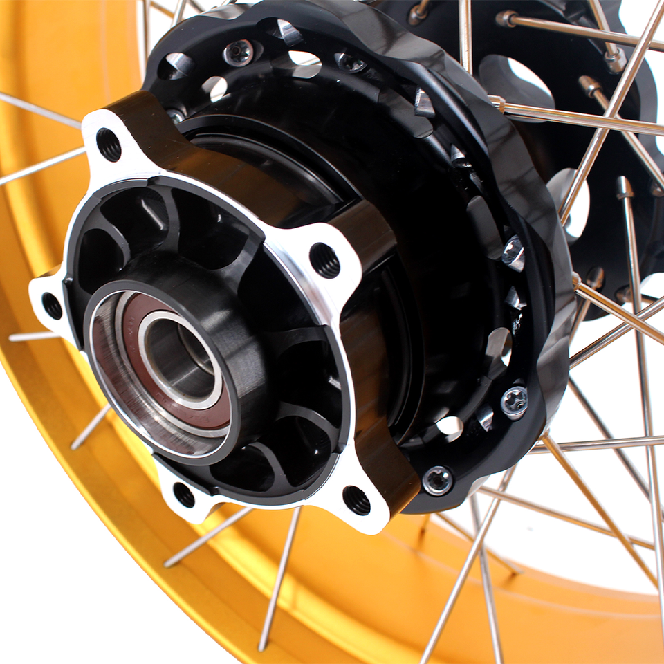 VMX 19in./17in. Tubeless Spoke Wheels Fit For BMW F750GS 2019-2024 Gold ...