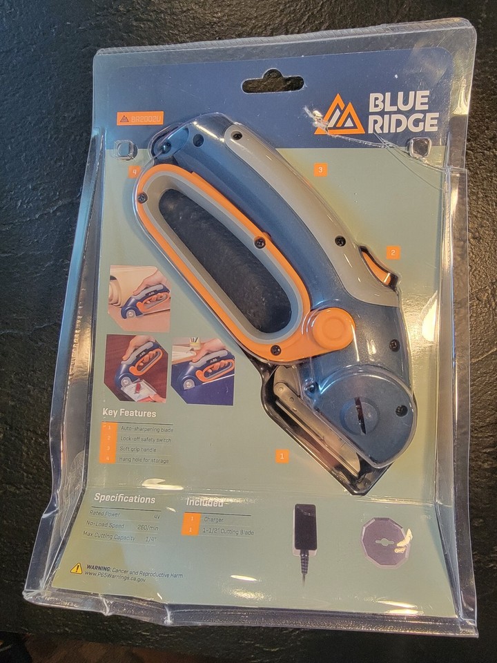 Blue Ridge Rechargeable Rotary Cutter (2 Blades) | eBay