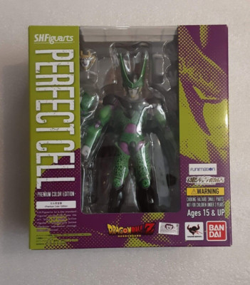 NEW Dragon Ball Z S.H Figuarts Bandai Perfect Cell Premium Color ...