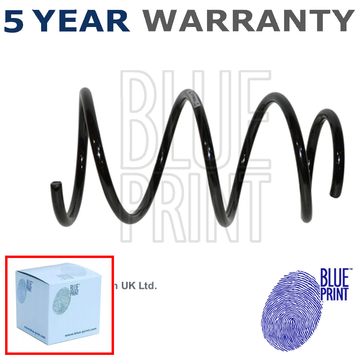 Suspension Coil Spring Blue Print Fits Corolla Prius 1.3 1.4 D 1.5 1.6 ...