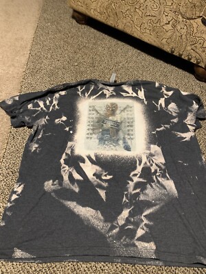 Black Bleach Custom Deadpool Mugshot Sublimation Bleach T-shirt - 3XL ...