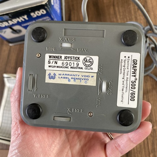 Vintage 1990'S Winner Joystick Graphs 500 for IBM PC GAME W/BOX MANUAL ...