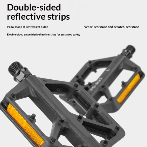 Cycling Pedals Platform Reflective Design for Night Safety and Antislip ...