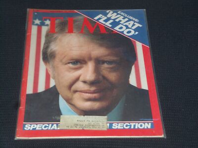1976 NOVEMBER 15 TIME MAGAZINE - JIMMY CARTER FRONT COVER - L 21361 | eBay