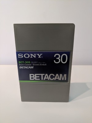 New in Case Sony Betacam SP BCT-30g 30 Min Beta Tapes Cassettes-NIP ...