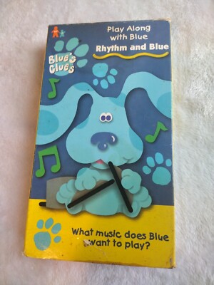 Blue’s clues VHS play along with blue Rhythm and Blue | eBay
