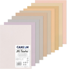 CANSON Mi-Teintes Coloured Drawing 160Gsm A4 Paper Pack, Double Sided ...