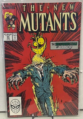 The New MUTANTS 64 The Resurrection Of Cypher Marvel Comics 1988 | eBay