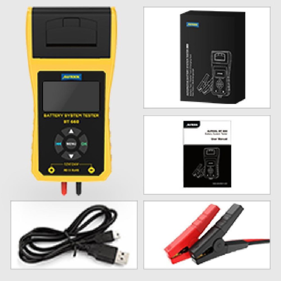 BT660/BT670 Battery Conductance Tester 12V/24V Auto Battery Testers For ...
