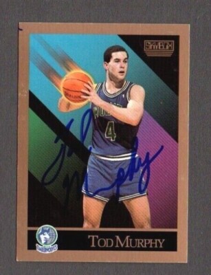 Tod Murphy 1990-91 Skybox authentic autographed card Timberwolves | eBay