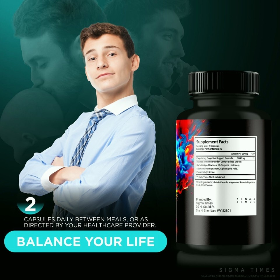 (3 Pack) IQ Blast Pro Cognitive Pills to Restore Memory Power & Improve ...