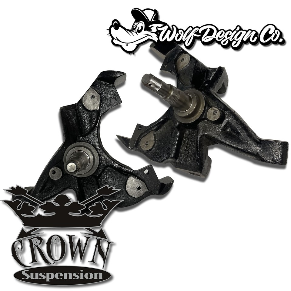 1988-1998 OBS Chevy C1500 Silverado Lowering Kit 5/7 Drop Kit Spindles ...