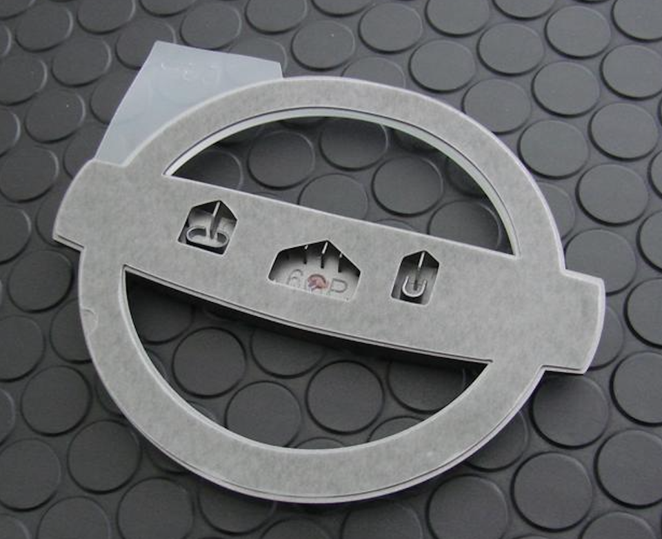 Nissan OEM 370Z Front Bumper New Logo Emblem 62890-6GP0A Genuine | eBay