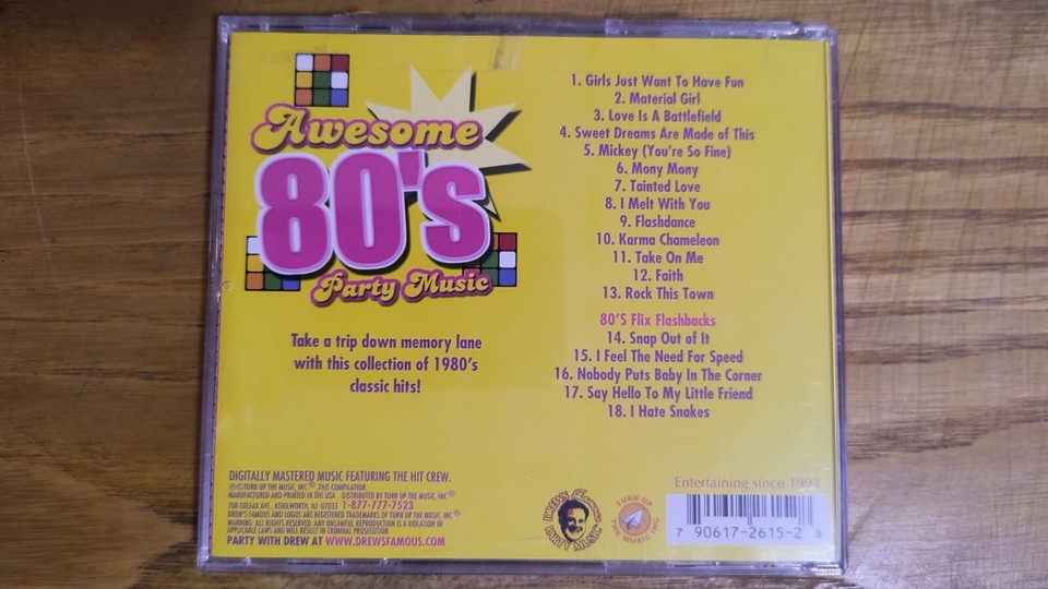The Hit Crew Music CD - Awesome 80s Party Music Covers [VERY GOOD CD ...