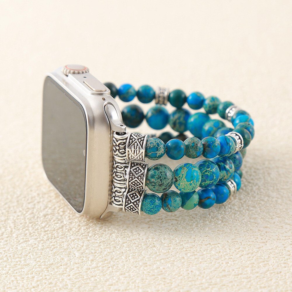 Natural stone iWatch Band for Apple Watch Series 9 8 7 6 5 4 3 2 SE ...