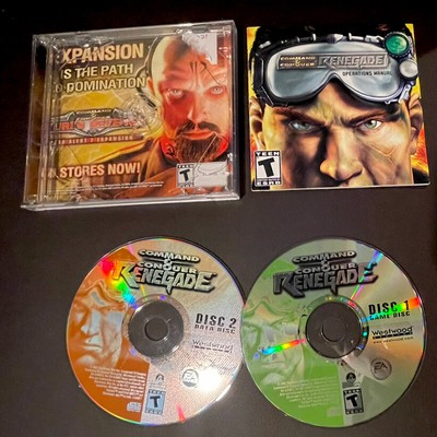 COMMAND & CONQUER: RENEGADE 2002 EA GAMES FPS RTS (2) CD-ROM PC GAME ...