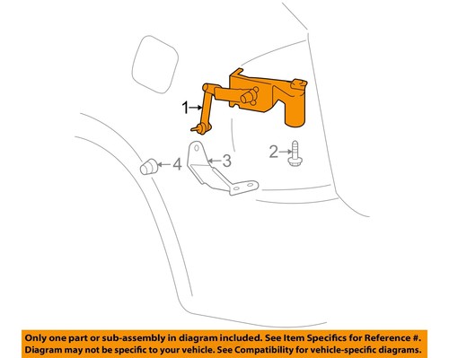 TOYOTA OEM 04-09 Prius Ride Control Components-Height Sensor 8940847010 ...