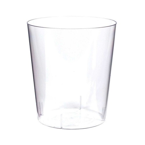 Plastic Cylinder Container 14.7cm Clear Lolly Buffet Vase Tub Party ...