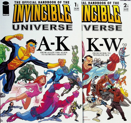 Official Handbook of the Invincible Universe # 1 & 2 VF/NM Beautiful ...
