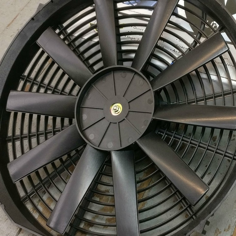 1972 B200 Van 14 Inch Performance Radiator Fan housing cooling | eBay