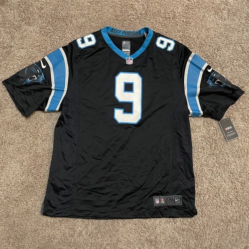 Nike Carolina Panthers Jersey Matt Corral XXL Black #9 On Field Keep ...
