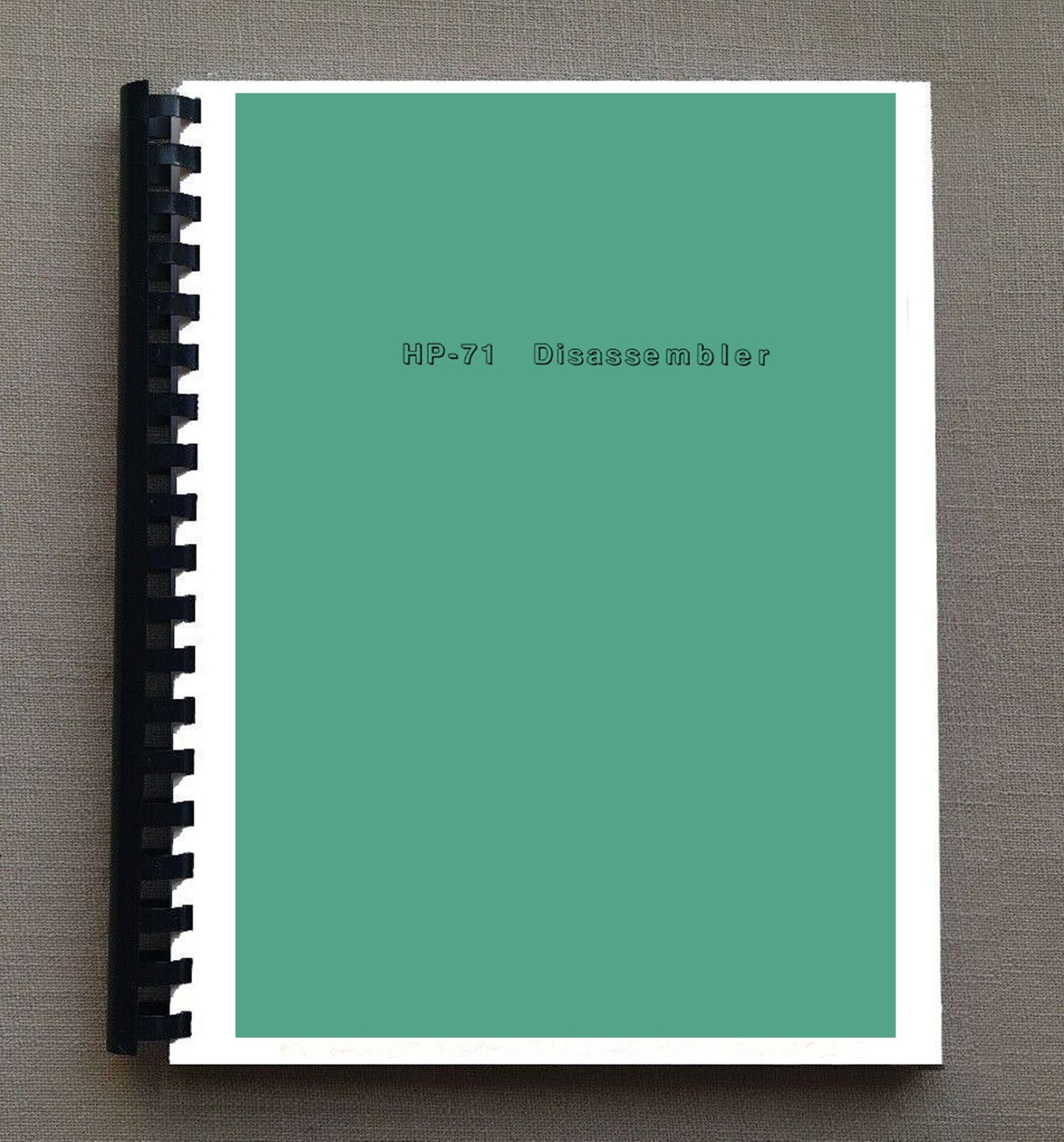 Hewlett Packard HP 71B Disassembler | eBay