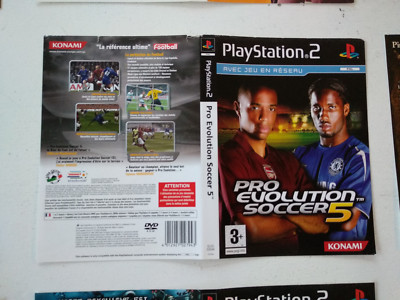 Jaquettes/Front-Back Cover PES 5 Pro evolution soccer Sony Playstation ...