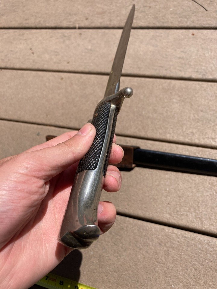 WW2 German Fireman Fire Police Dress Bayonet w/ Frog Horst Wolff ...