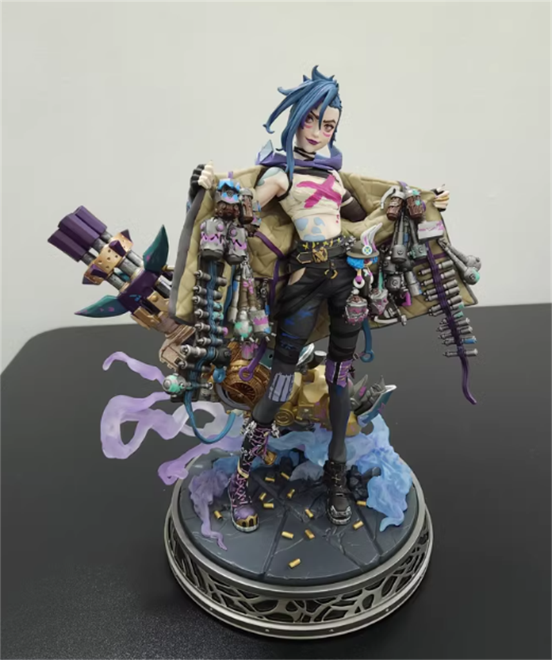 Arcane：League of Legends Jinx 1/7 Figure Statue Model 30.5cm Toy ...