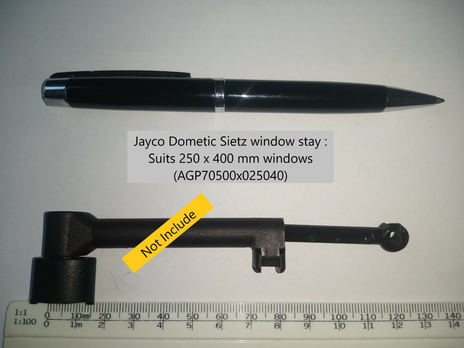 Jayco Dometic Sietz window 250 mm & 300 mm stay/strut refurbishment kit ...