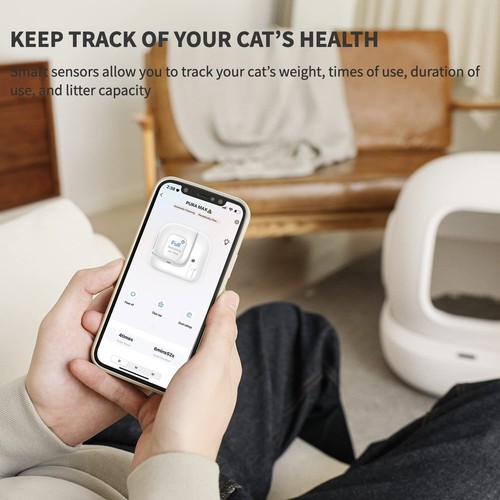 PETKIT PuraMAX Self-Cleaning Cat Litter Box App space 76L w/ Air ...
