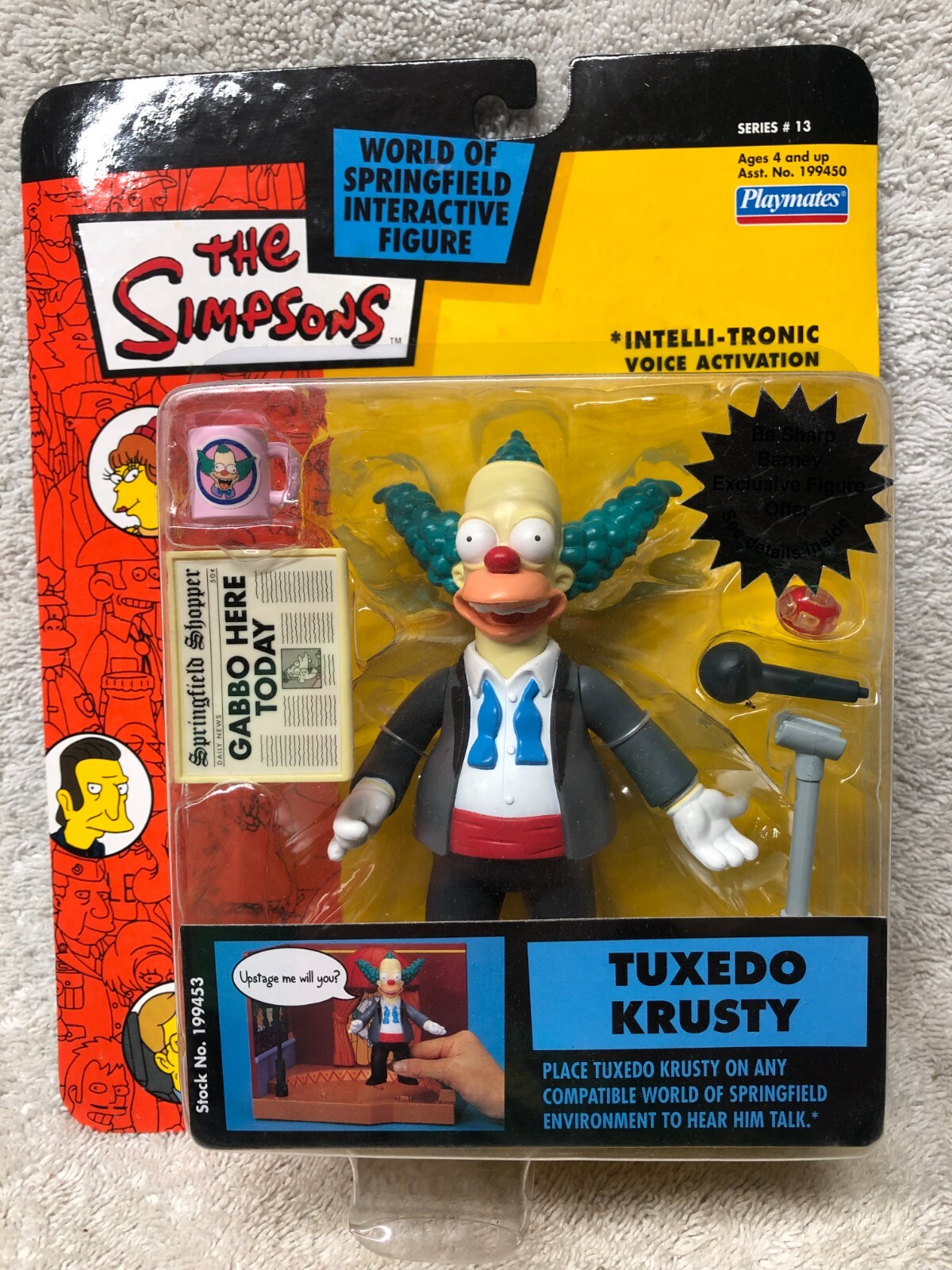 TUXEDO KRUSTY Simpsons world of Springfield figure wos series 13 2003 ...