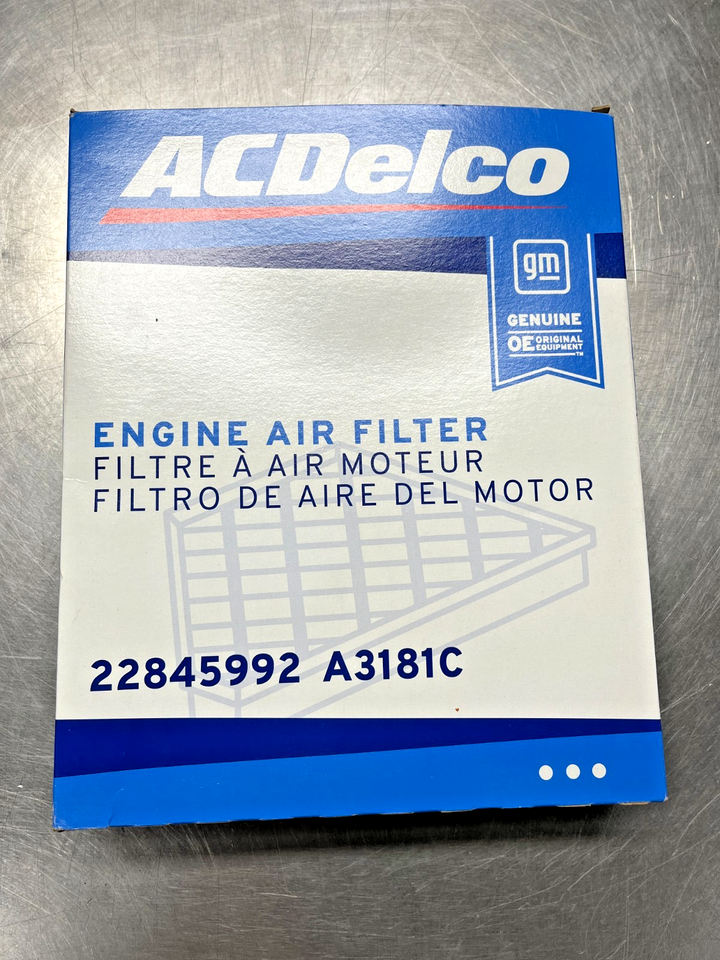 A3181C AC Delco OEM GM AIR FILTER 22845992 , 2284-5992 | eBay