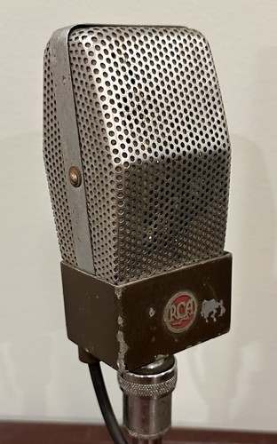 Vintage Original RCA 74-B Junior Ribbon Velocity Microphone 74B Mic ...