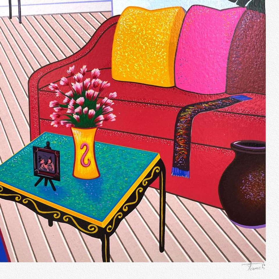 Fanch Ledan, "Interior with Three Masterpieces" Limited Edition ...