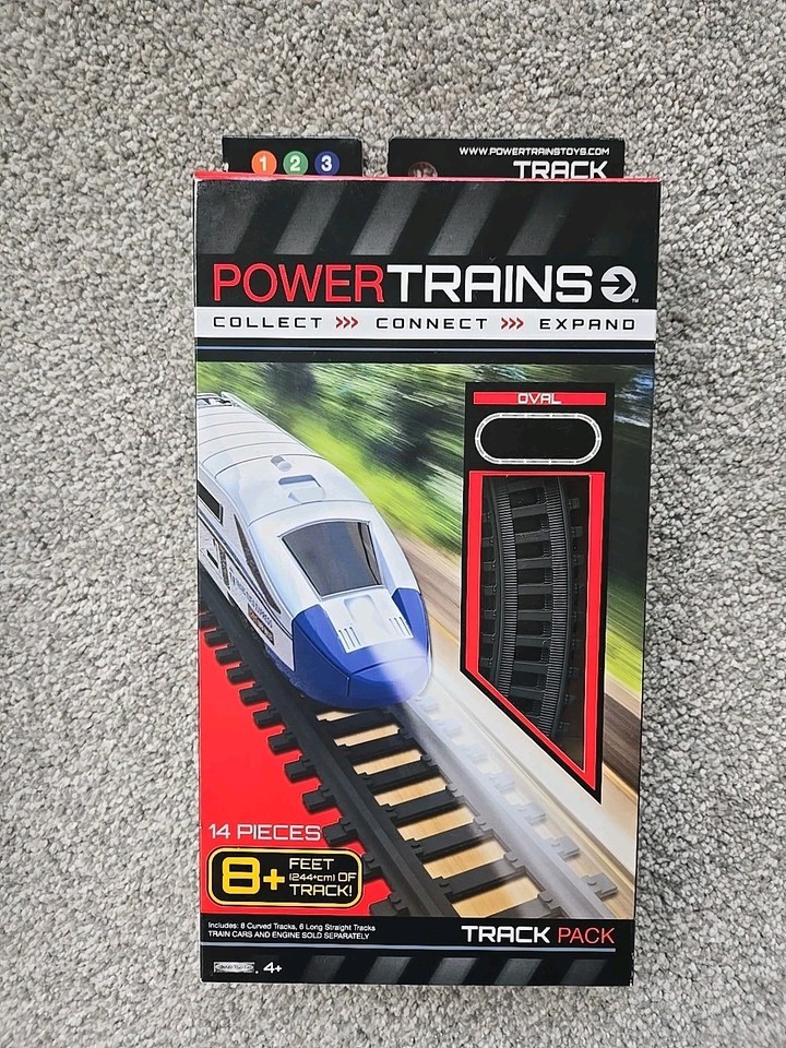 New Jakks Power Train Set 2.0 Construction Engine Car Pack Oval ...