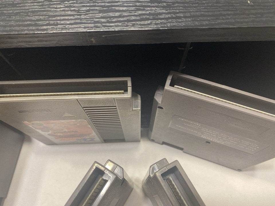 Lot Of 6 Nes Nintendo Games w/ Game Shelf Holder | eBay
