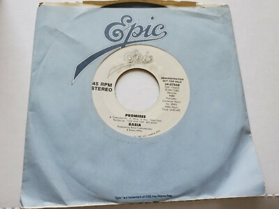 BASIA - Promises 7" WHITE LABEL PROMO Synth-Pop Electronic 1987 (NM) | eBay