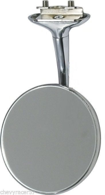 4" Long Arm Peep Mirror Outside Rear View Door Frame Hot Street Rat Rod ...