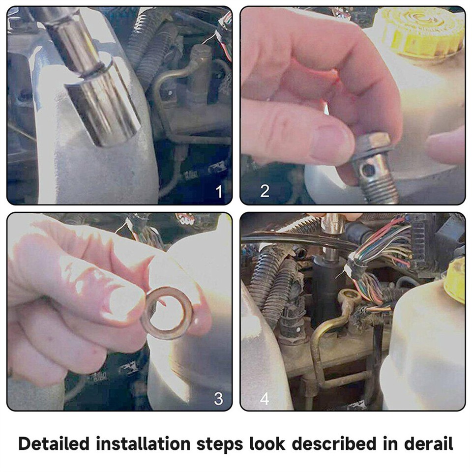 Fuel Rail Plug Pressure Relief Valve For Chevy GMC 6.6L Duramax LB7 ...