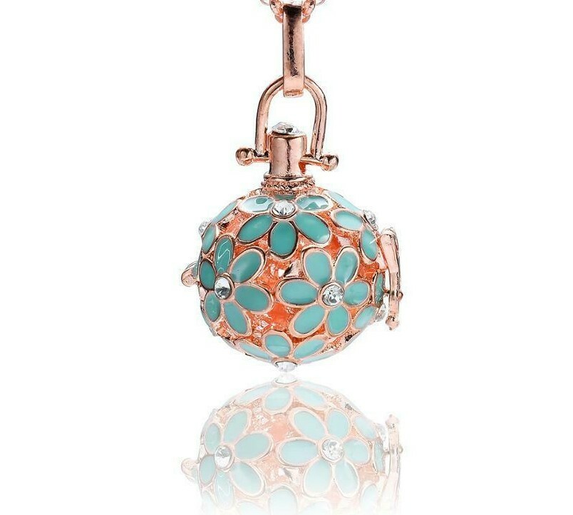 Harmony Locket (2) colors BABY Caller/Diffuser with Rhinestones/NO ...