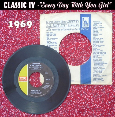 Classics IV 45 "Every Day with You Girl" 1969 - Good Condition | eBay