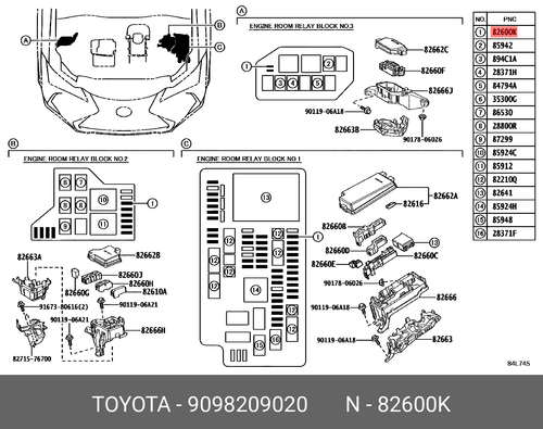 Genuine OE fuse, 9098209020 for TOYOTA 90982-09020 | eBay.de