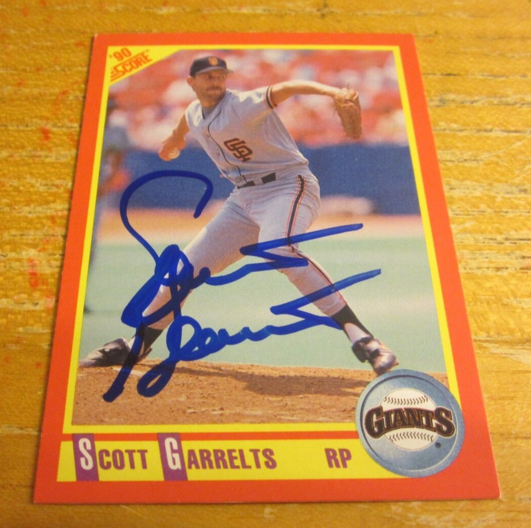 Scott Garrelts Autographed Signed 1990 Score #246 Card MLB San ...