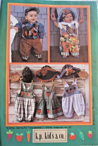 Sizes 6 Months - 4T Little Sprouts Wardrobe Pattern - KP Kid's KP1010 ...