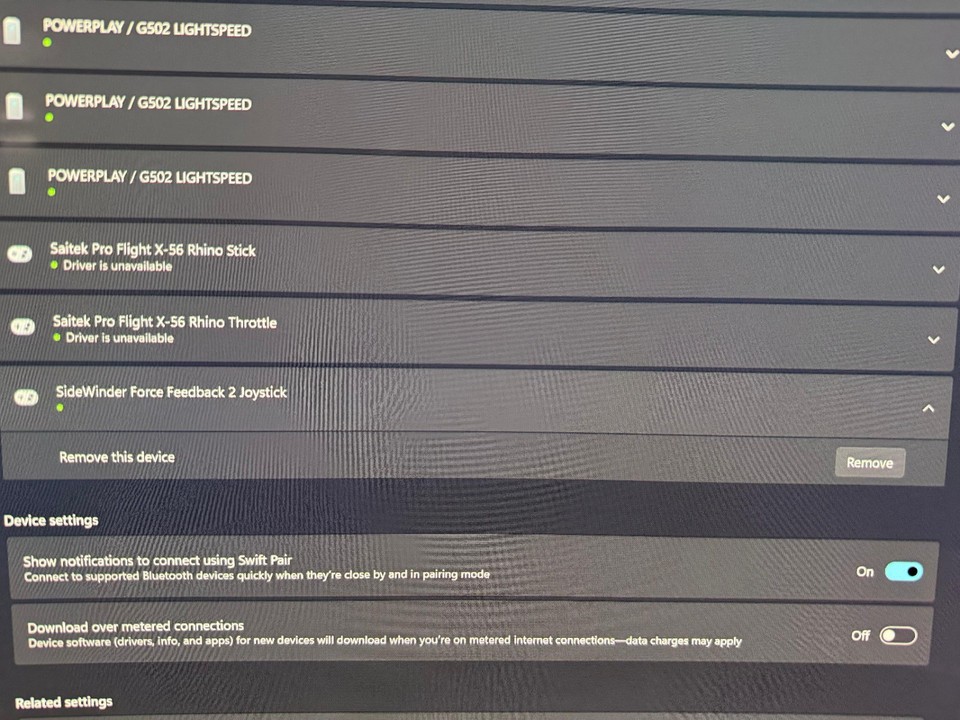 Microsoft SideWinder Force Feedback 2 Joystick | USB | Tested | PC ...
