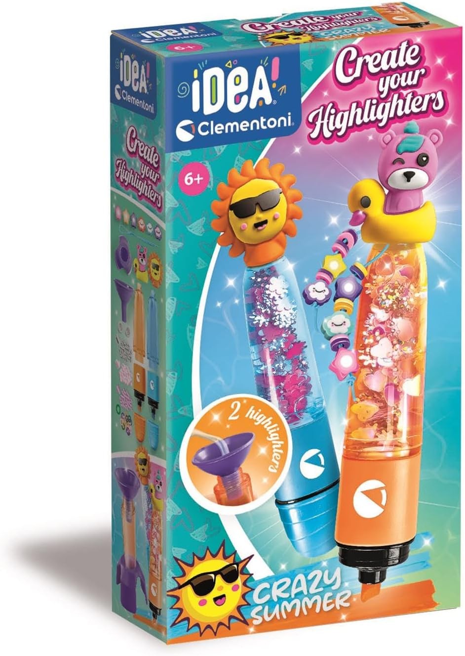 CLEMENTONI 18130 Create Your Pen Highlighters Crazy Summer | eBay.de